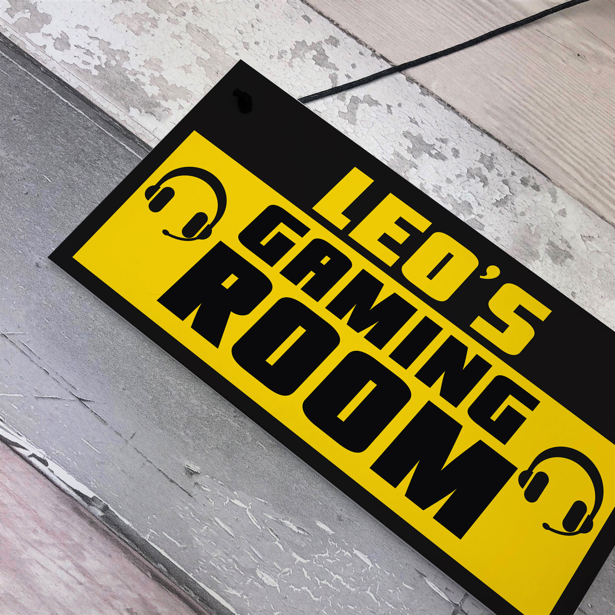 Novelty Boys Gaming Room PERSONALISED Sign Games Room Gift For Son ...