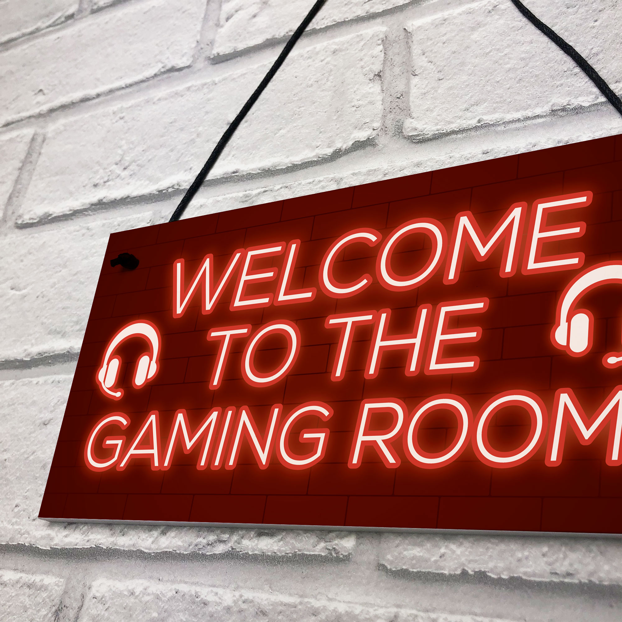 Gaming Room Sign Welcome Sign For Man Cave Boys Bedroom Gamer Gift | eBay
