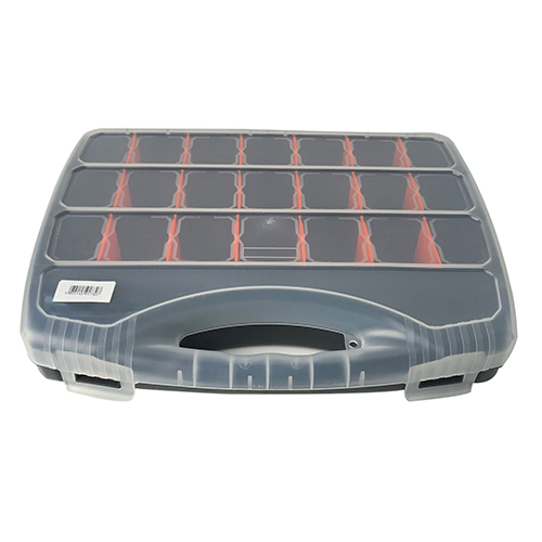 Large 380mm Multi Compartment Section Storage Box Organiser ...