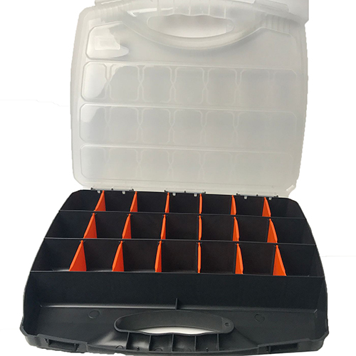 Large 380mm Multi Compartment Section Storage Box Organiser ...