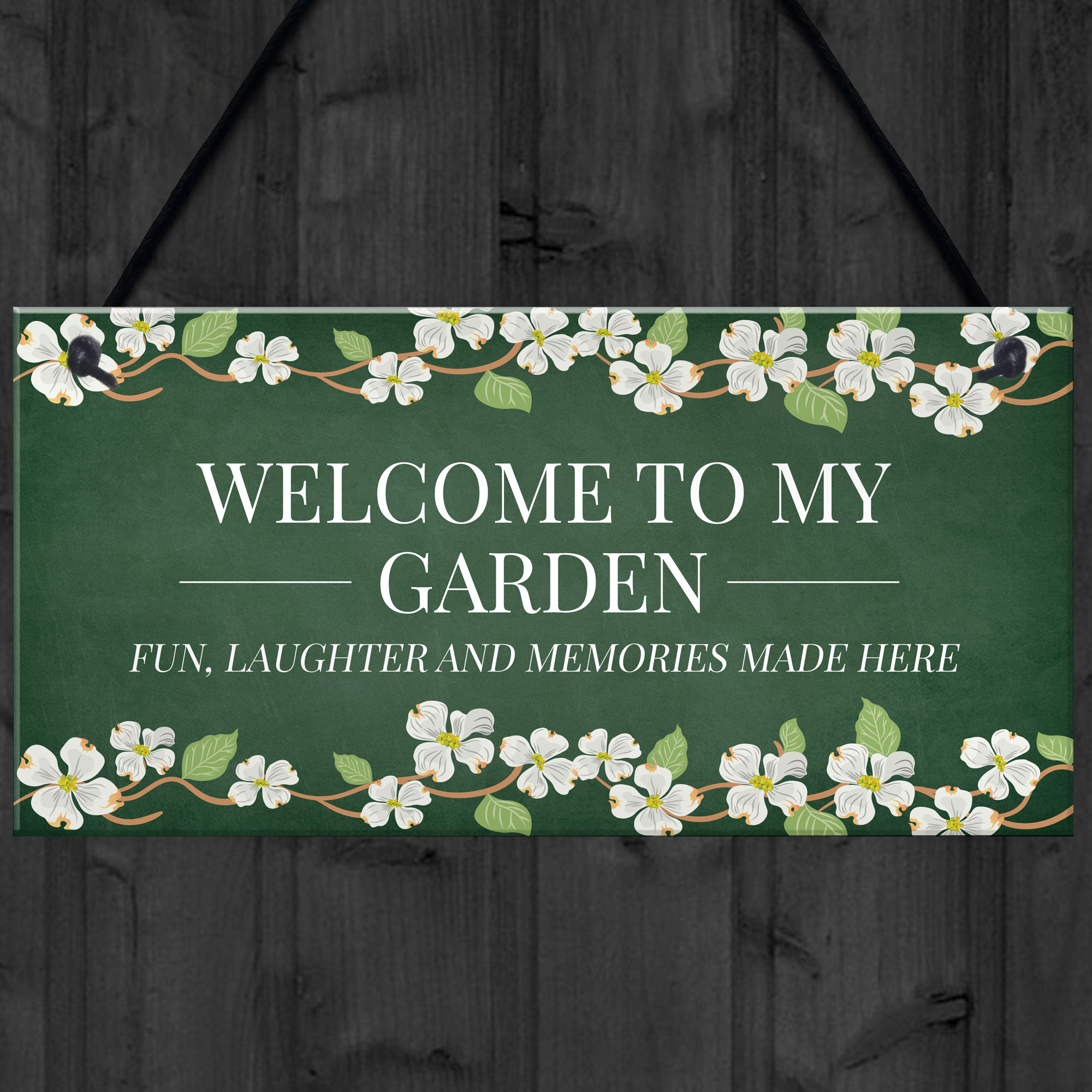 Garden Welcome Signs Novelty Garden Shed Plaques Home Decor Garden ...