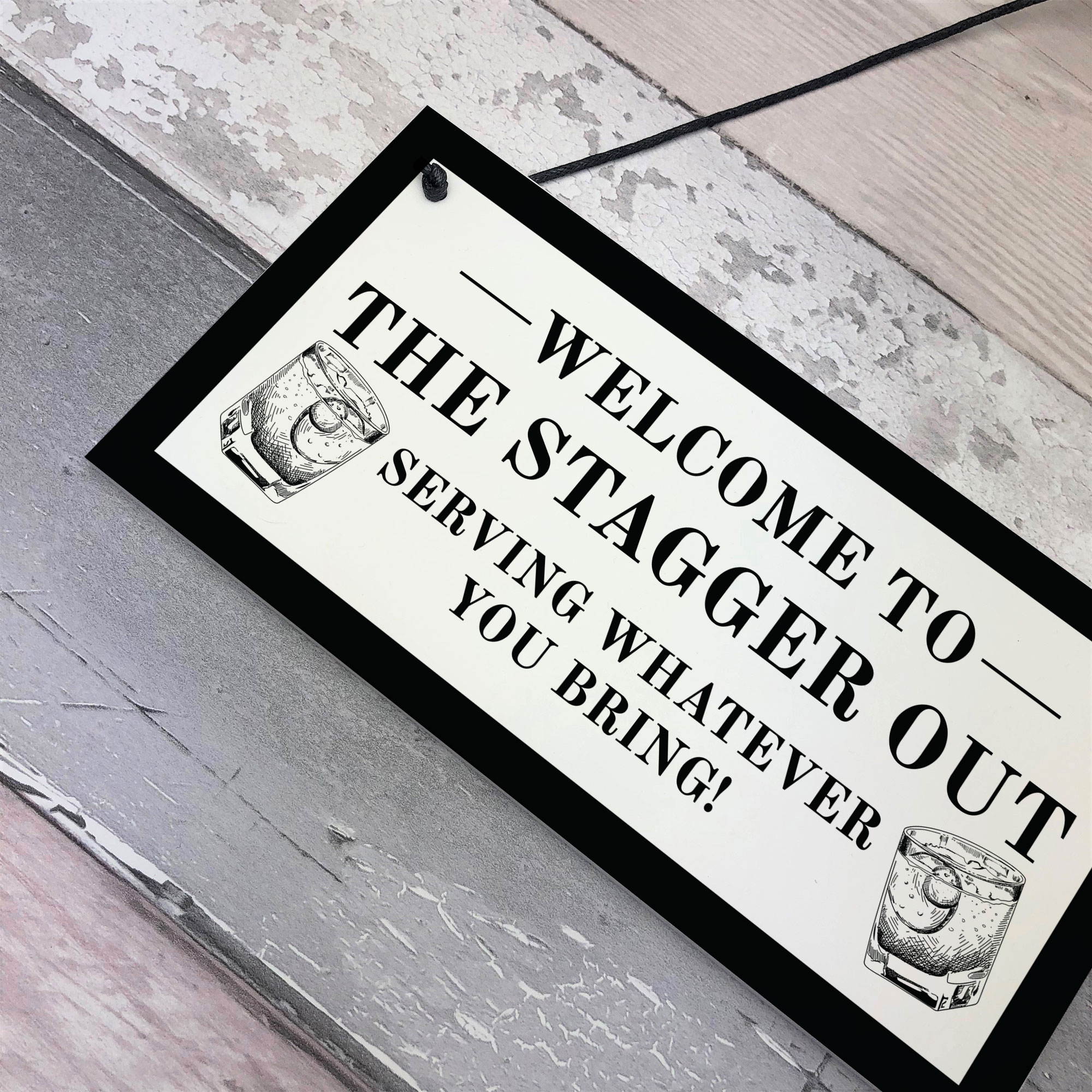 Funny Sign For Home Bar Novelty Bar Signs And Plaques Man Cave Decor ...