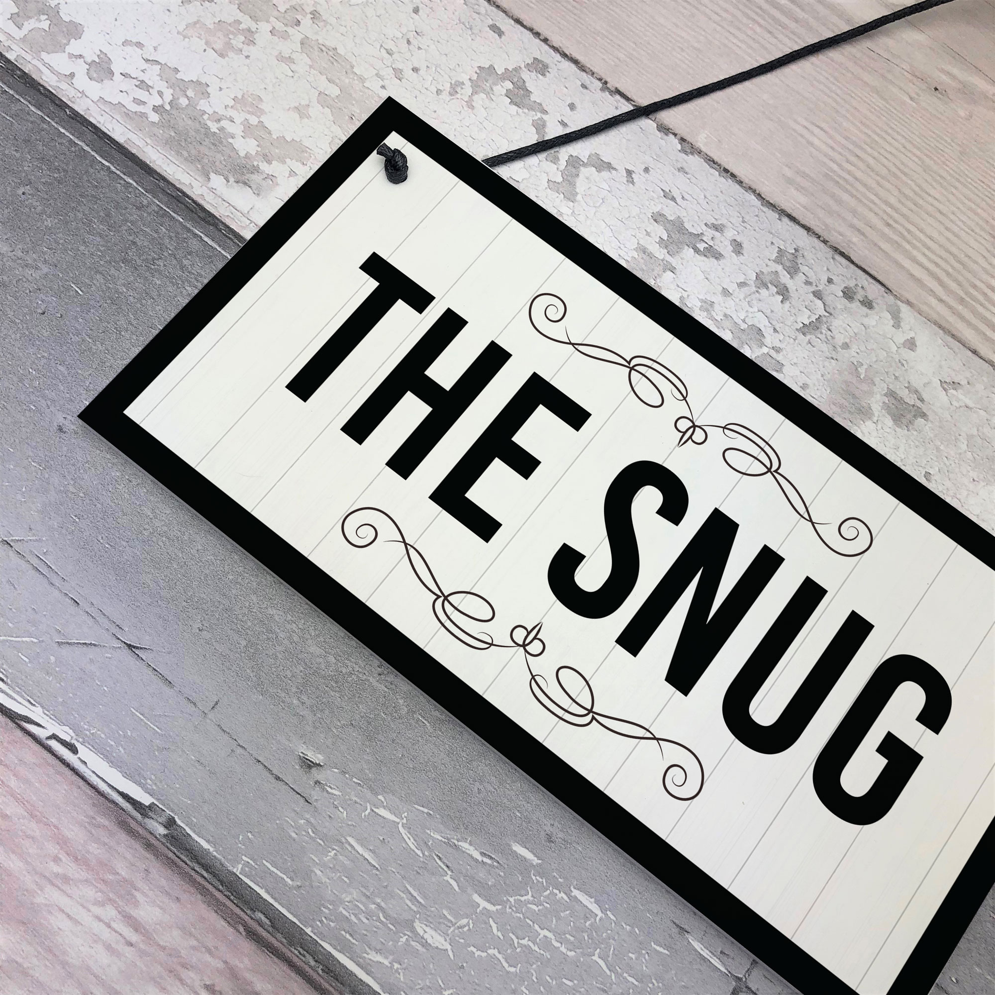 The Snug Sign New Home Gift Summerhouse Sign Hanging Door Sign Gift For ...
