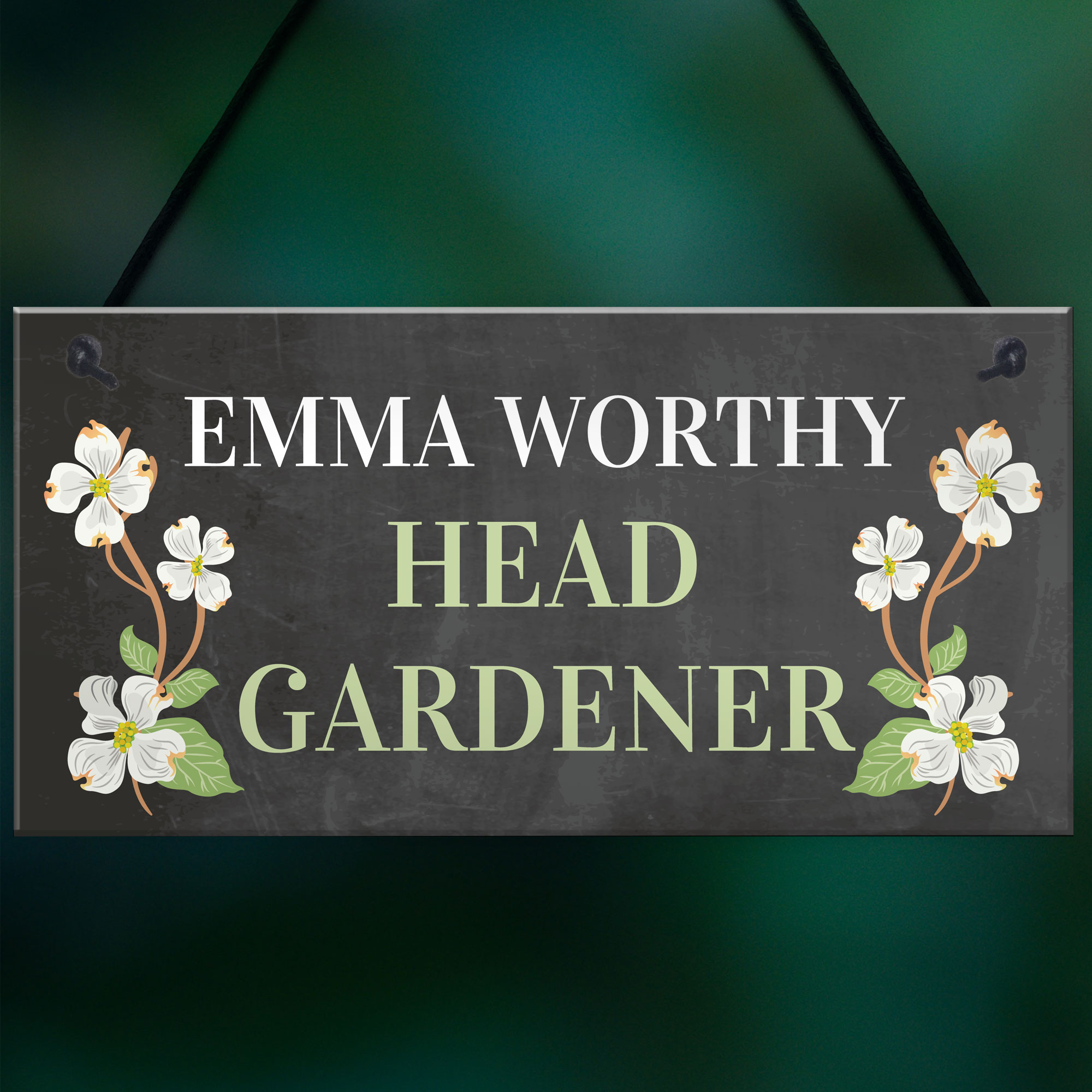 Personalised Head Gardener Sign Funny Gardener Gifts Novelty Signs For ...