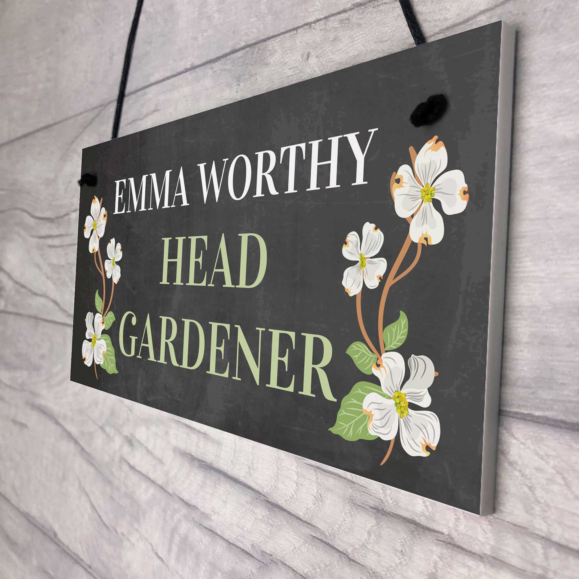 Personalised Head Gardener Sign Funny Gardener Gifts Novelty Signs For ...
