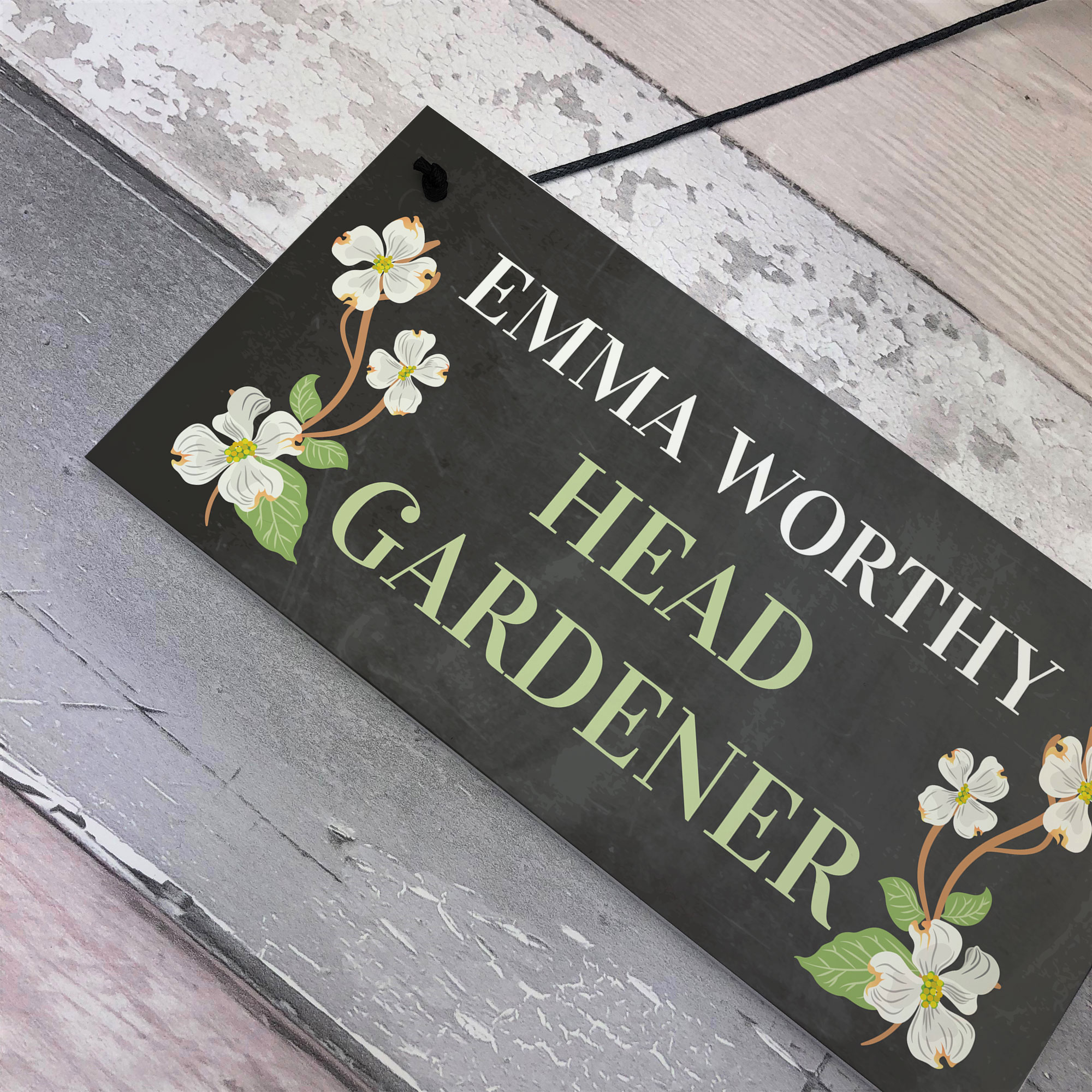 Personalised Head Gardener Sign Funny Gardener Gifts Novelty Signs For ...