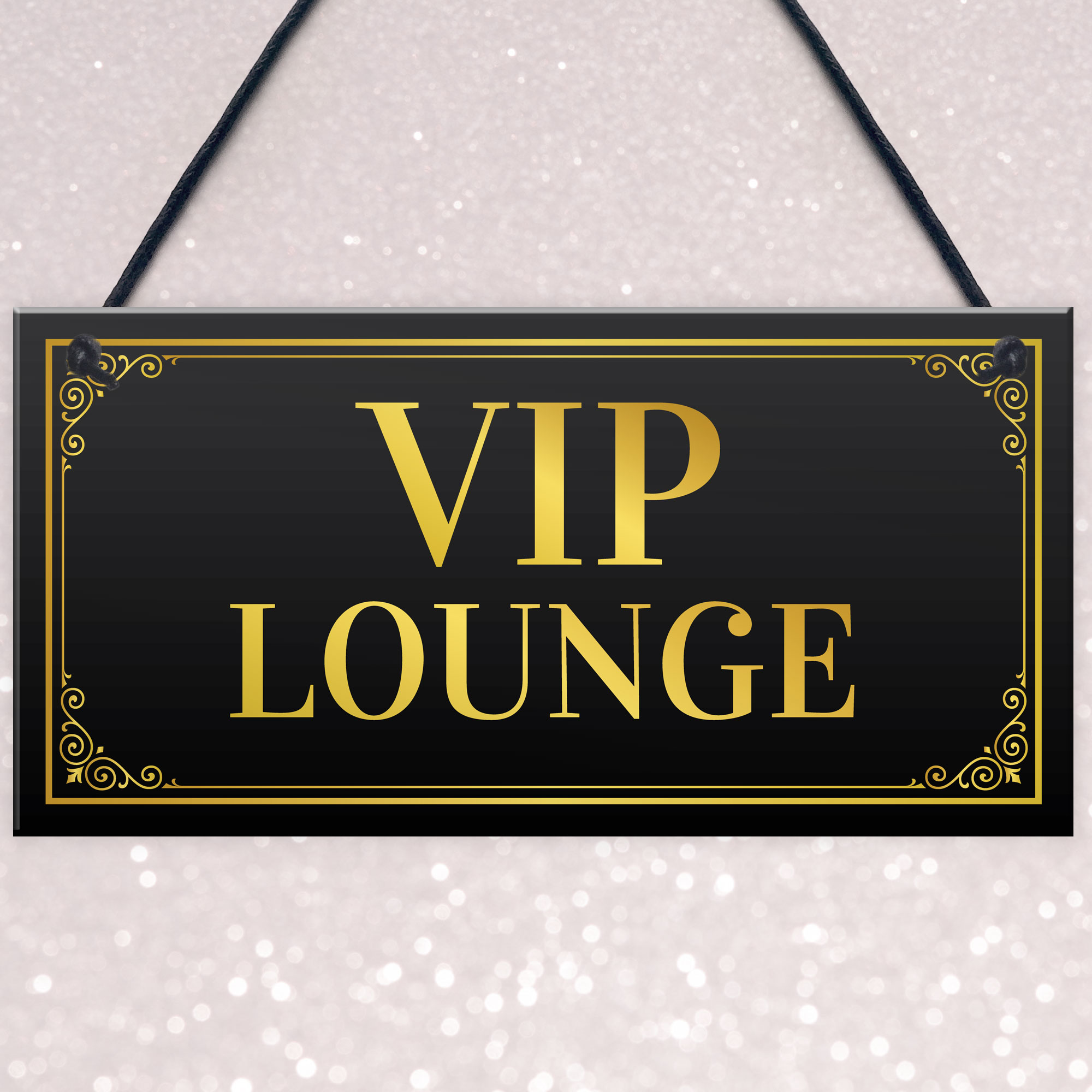 VIP Lounge Hanging Sign For Home Bar Novelty Man Cave Pub Garden Shed ...