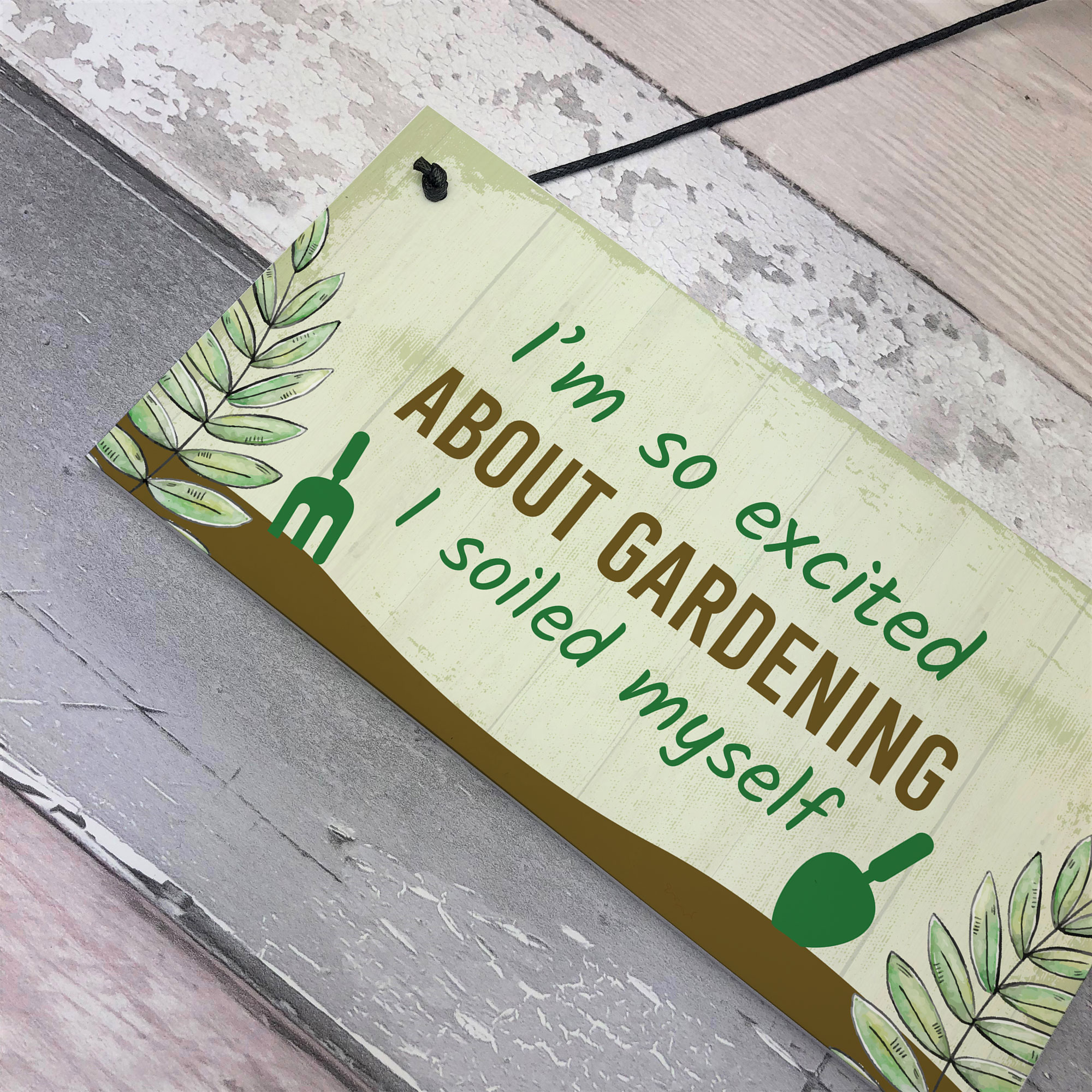 Funny Garden Sign Gift For Gardener Novelty Home Decor Sign Garden Shed ...